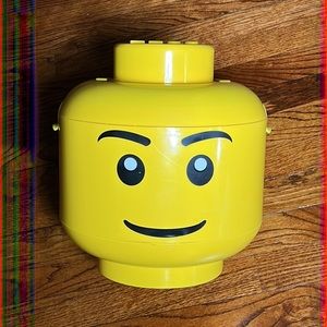 Lego | Toys | Lego Head Large Storage Lego Bricks | Poshmark